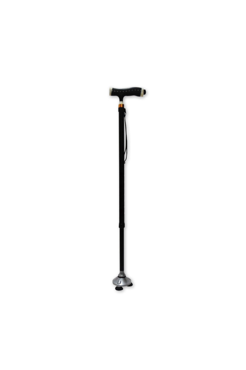 Adjustable Walking Stick with Stand up Base & Led Flashlight – My Store